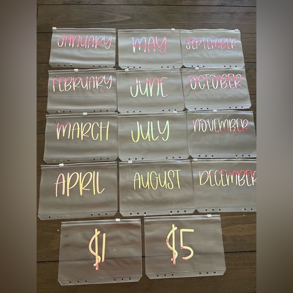 Etsy | Office | New Colorful Monthly Budget Envelopes | Poshmark